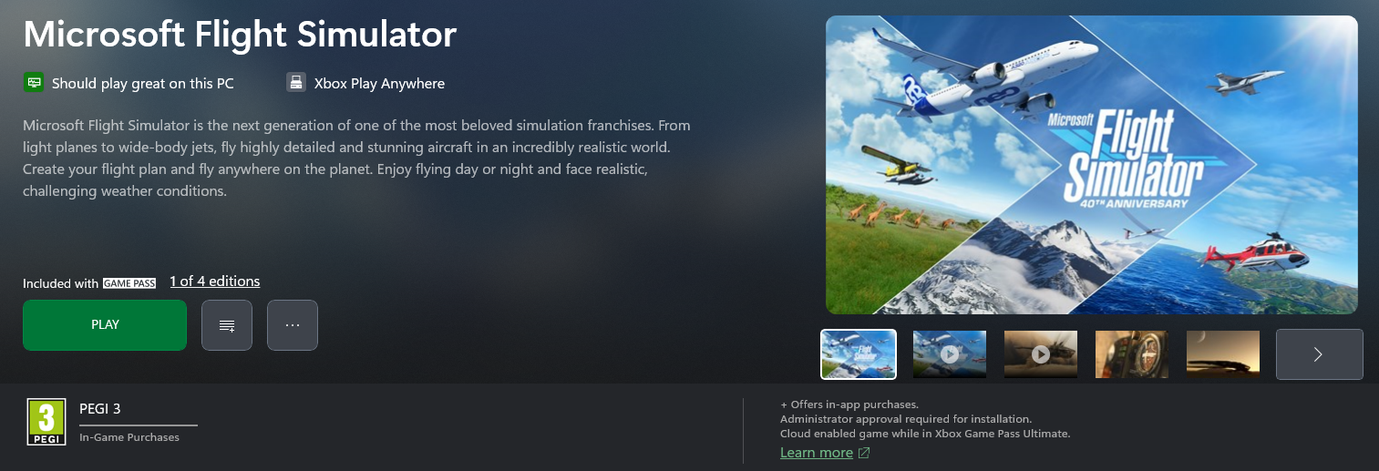 Purchase issues: No payment window – Microsoft Flight Simulator Support