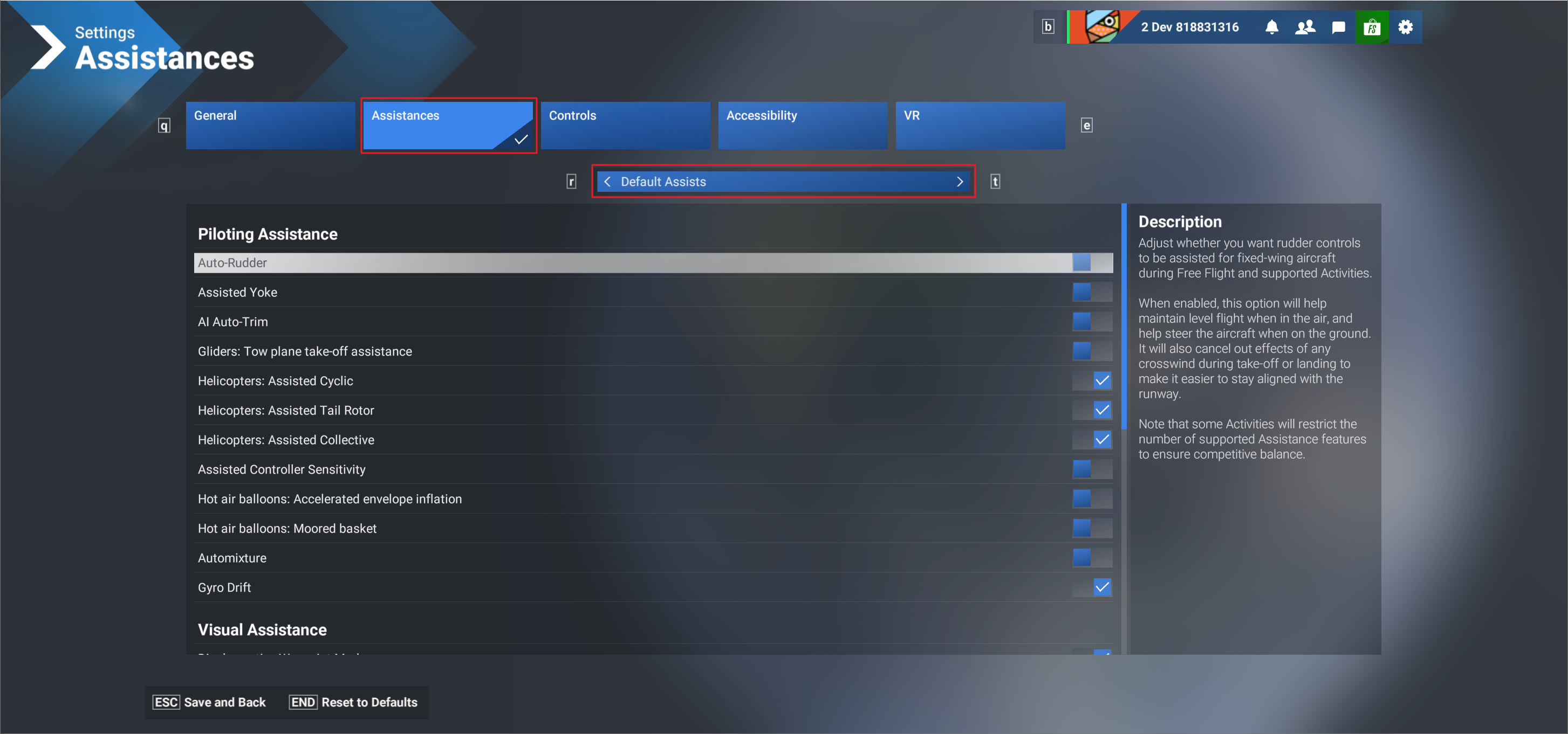 Settings Overview – Microsoft Flight Simulator Support