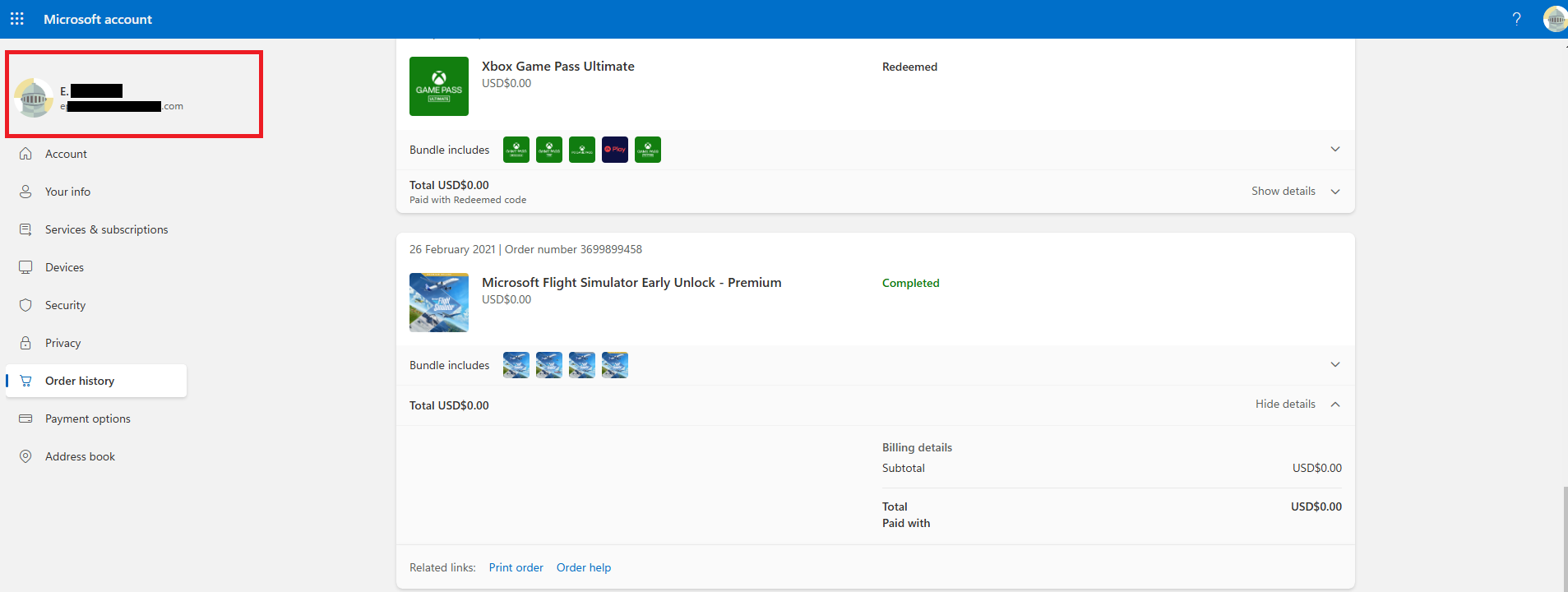 How to send a copy of your Microsoft Store Receipt – Microsoft Flight ...